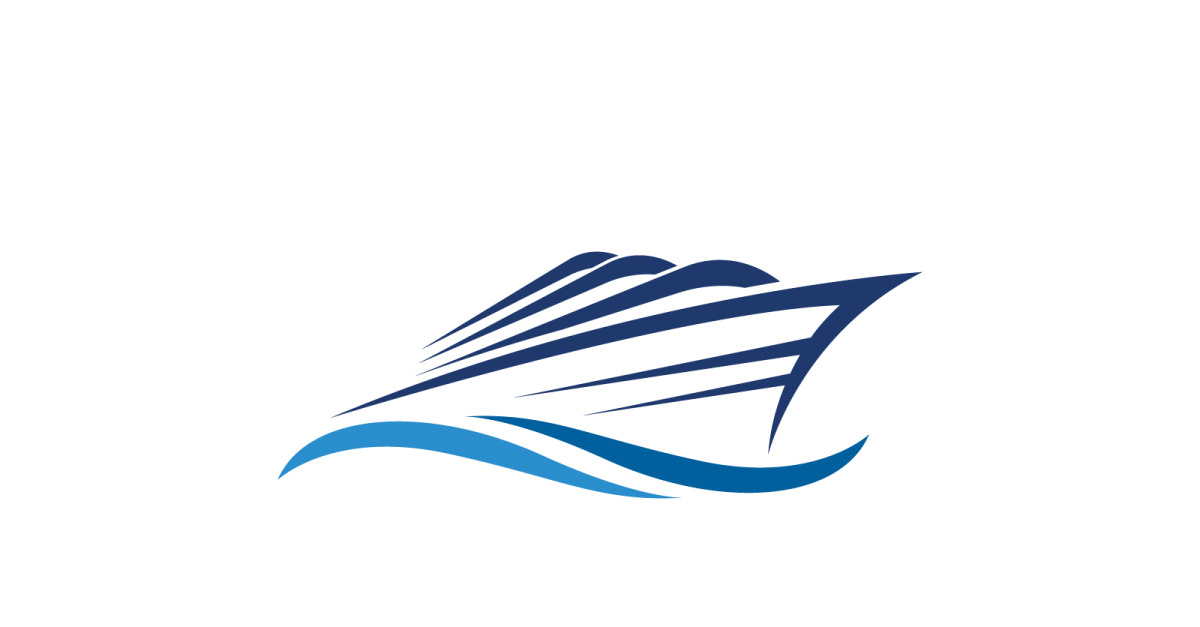 Cruise ship Ocean Logo Template illustration design v.19
