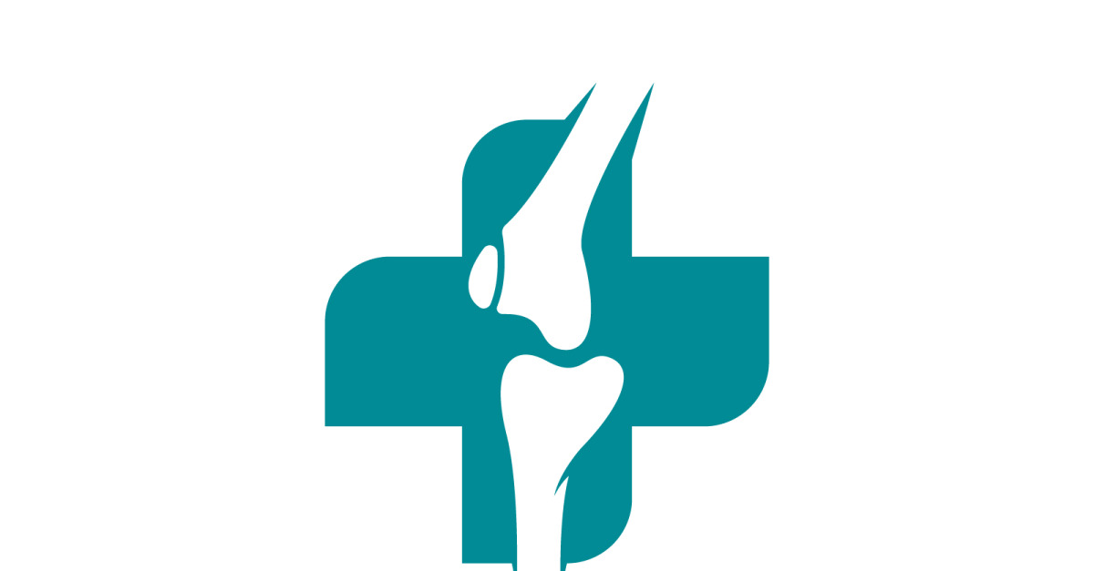 Ortopedik Tıbbi Logo tasarım illüstrasyon Şablonu v.1