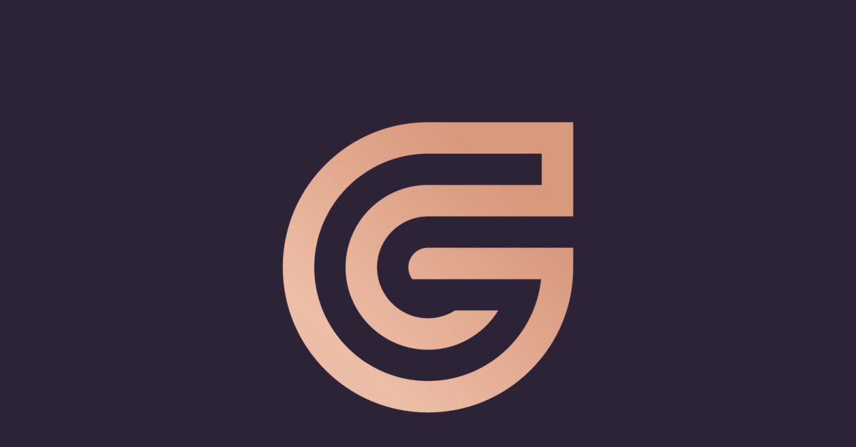 Initia G logo vector template, creative logo symbol design 8