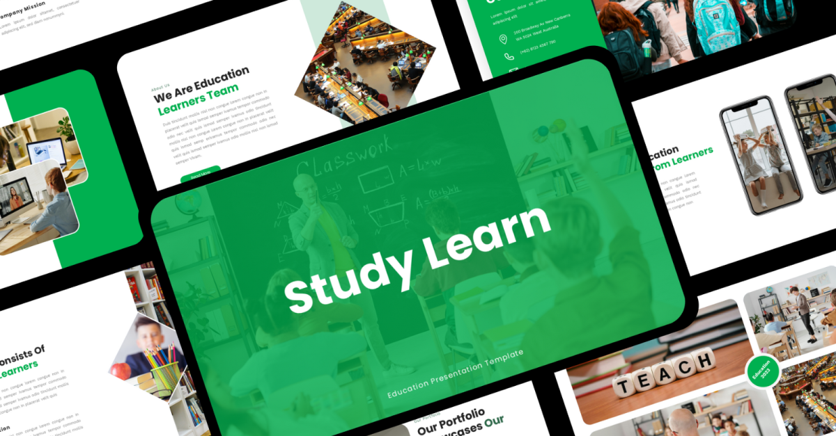 Study Learn - Education Presentation - TemplateMonster