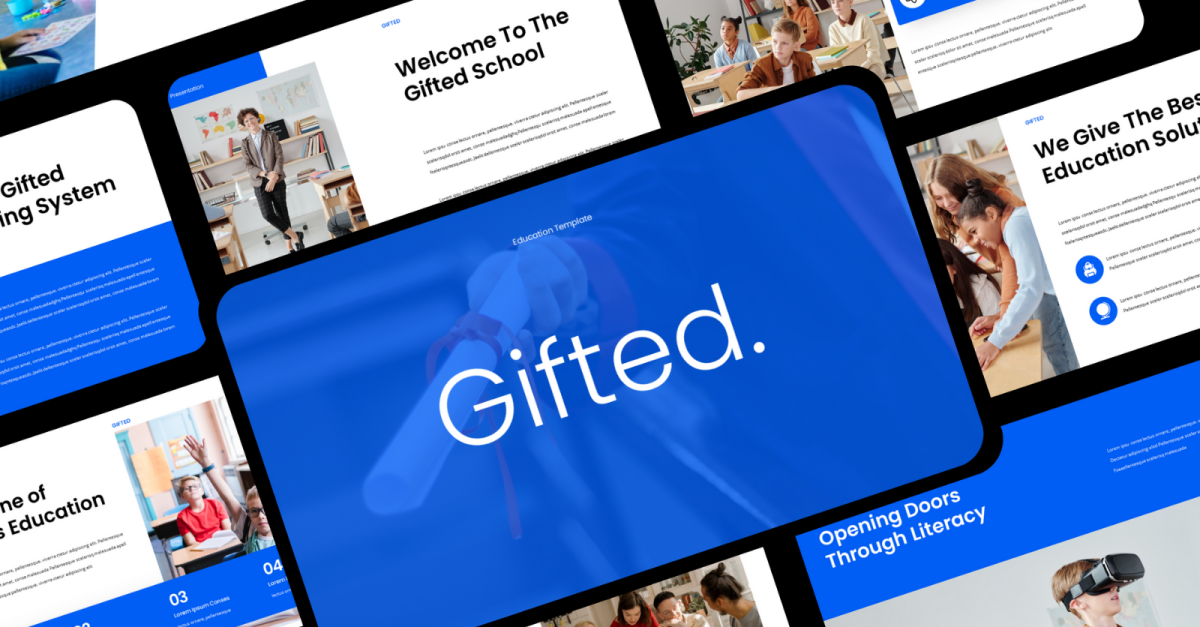 Gifted Education Presentation Slides - TemplateMonster