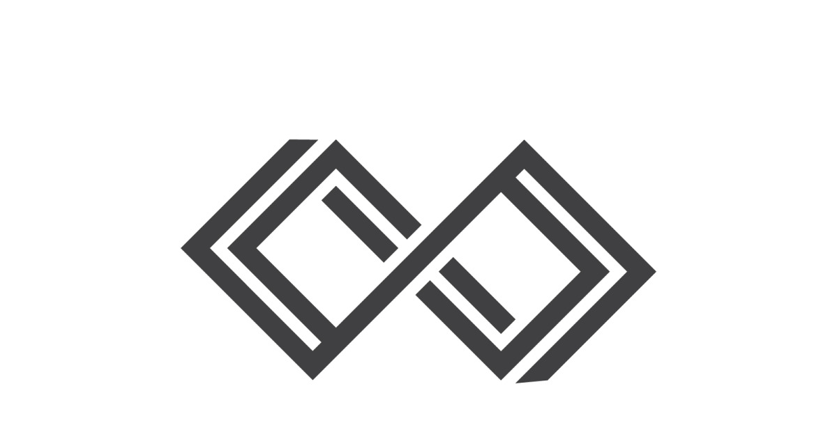 Ilustração do ícone do vetor de design de movimento de loop infinito v.4