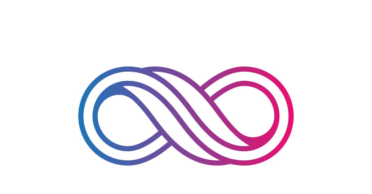 Infinity Loop motion Design Vector icon illustration v.22