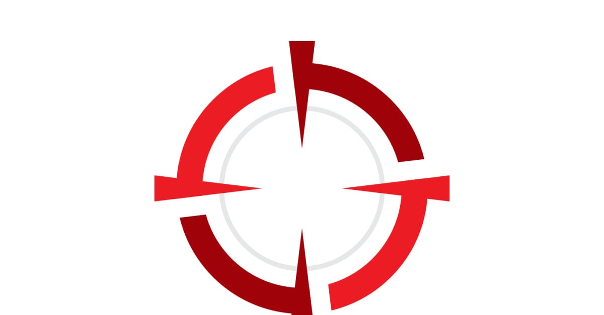 Foco ícone ilustração vetorial design Logo template v.6