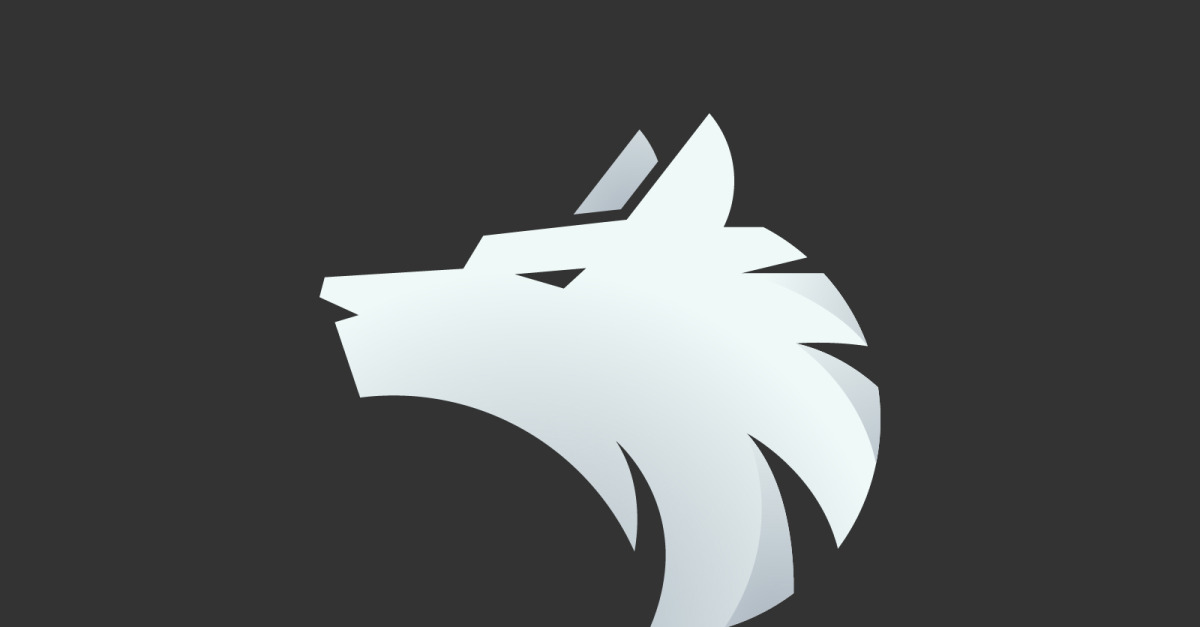 Wolf Head Template vector illustration template v.17