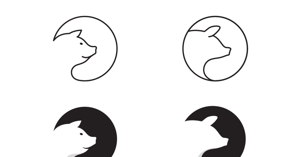 Modèle d'illustration d'icône de vecteur de symbole mignon de cochon v.16