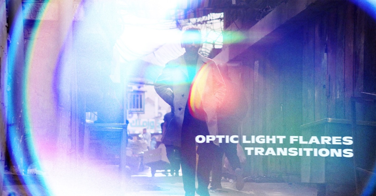 Optic Light Flares Transitions | After Effects