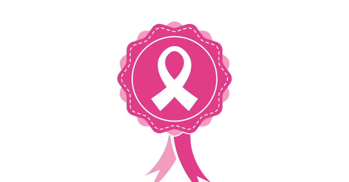 Breast cancer concept Pink ribbon event Vector illustration v.4