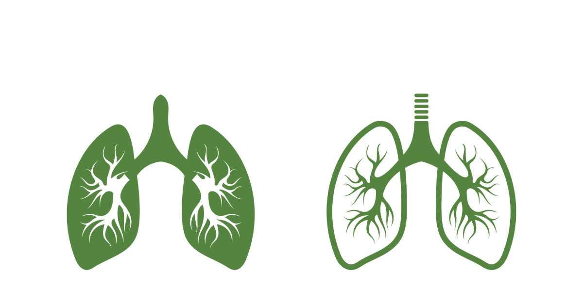 Lungen, medizinische, gesundheit, symbol, vektor, abbildung, design, v.3