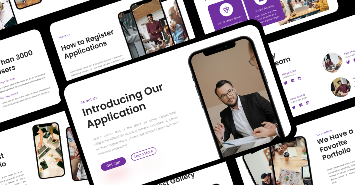 UI UX Business Keynote Presentation #494470 - TemplateMonster