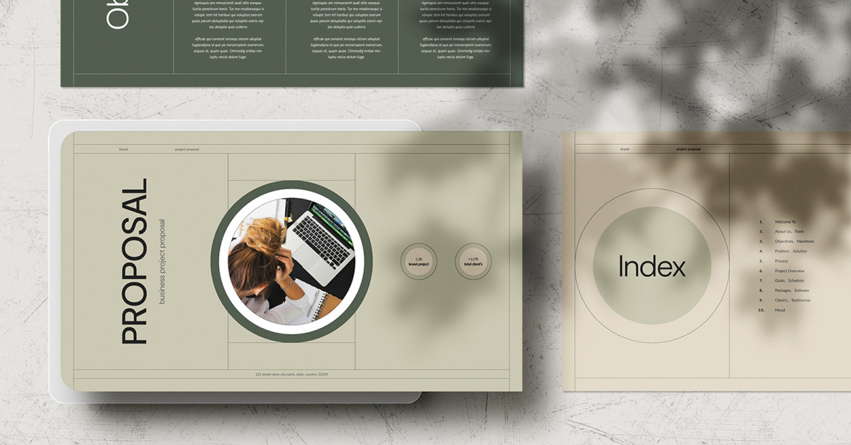 Project Proposal template | InDesign - TemplateMonster