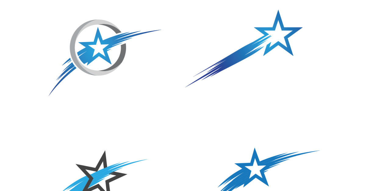 Blast Star icon Template vector illustration logo design v.14