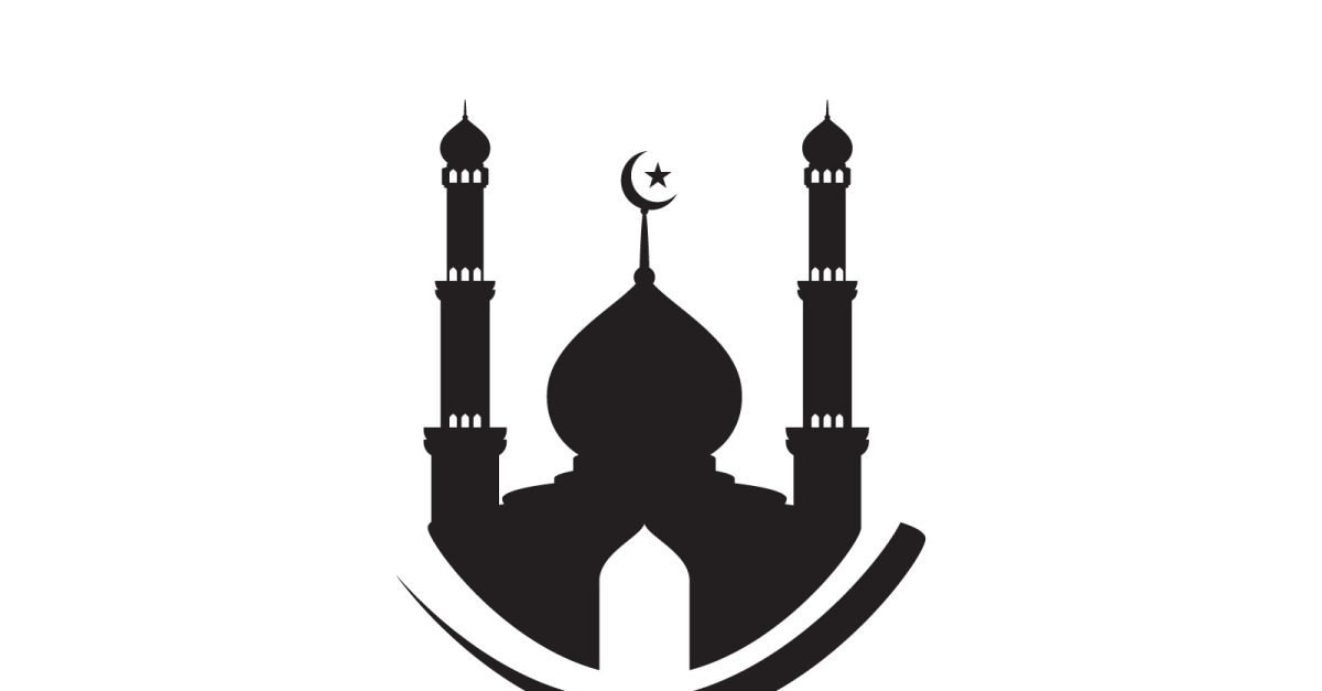 Islamic Building Mosque Logo Illustration design template v.14