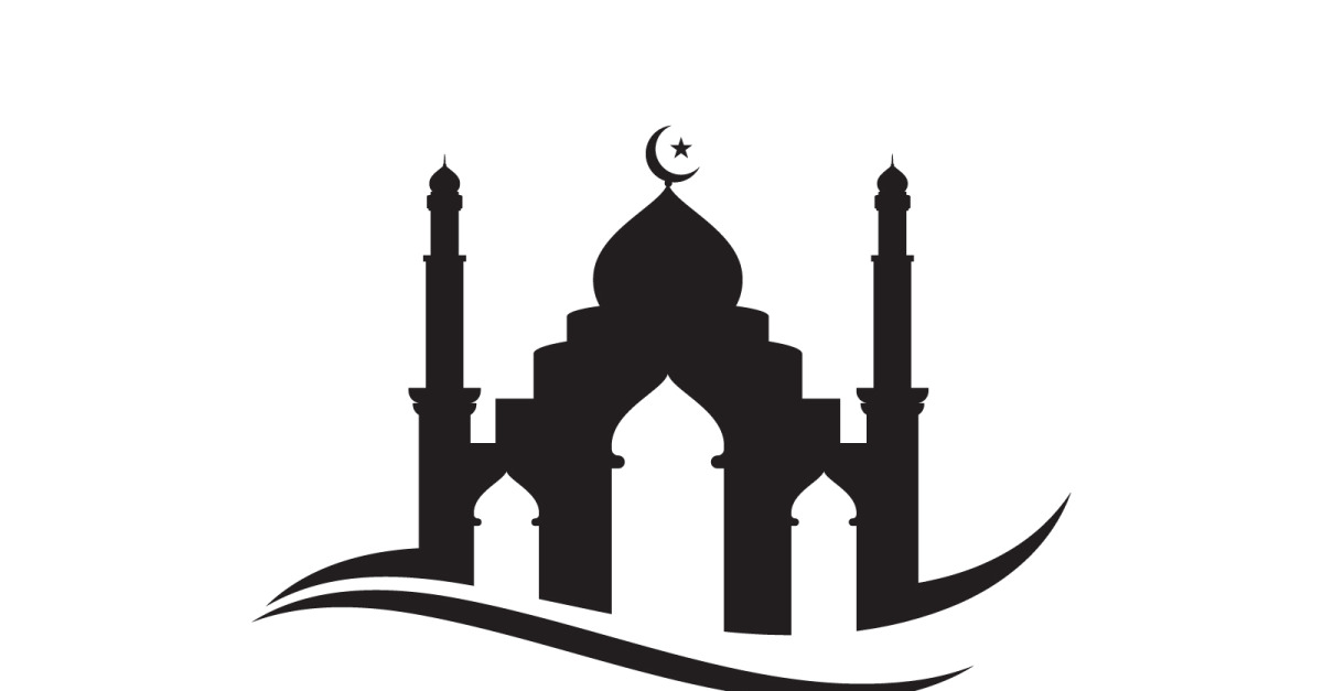 Islamic Building Mosque Logo Illustration design template v.16