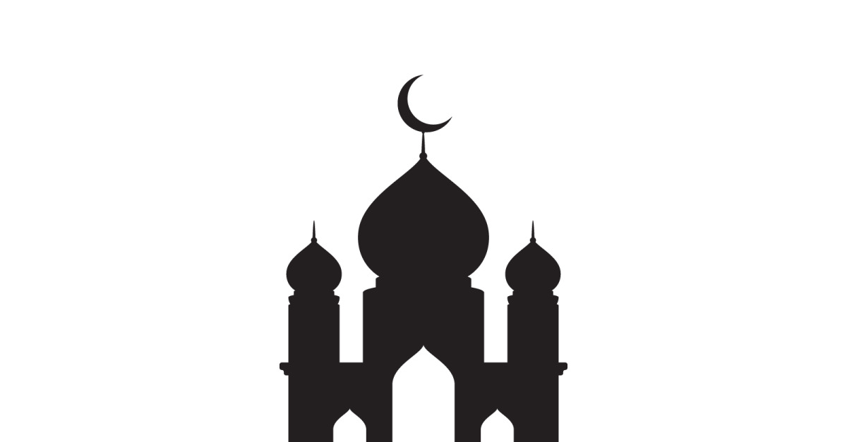 Islamic Building Mosque Logo Illustration design template v.19
