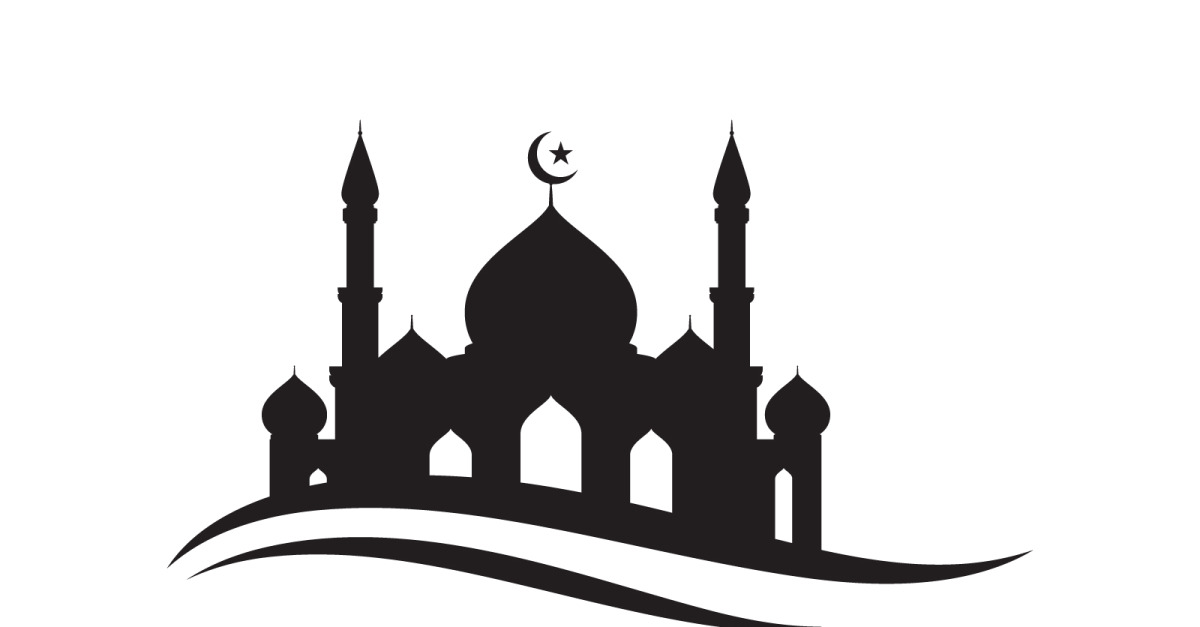 Islamic Building Mosque Logo Illustration design template v.6