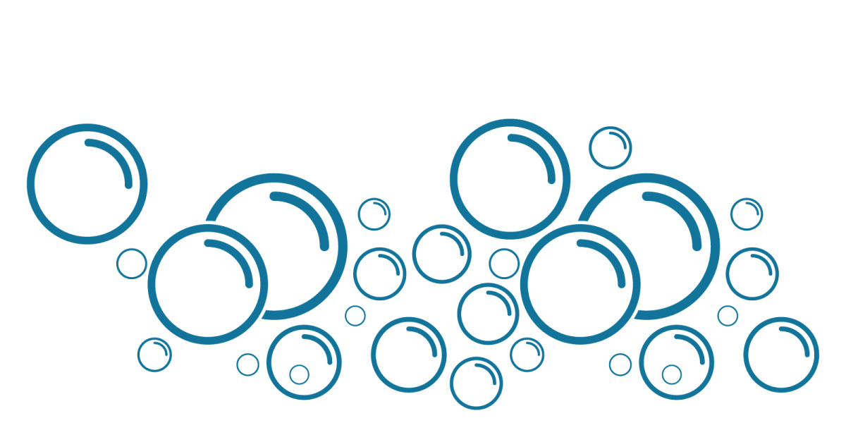Bubble water Laundry washing vector illustration design template v.12