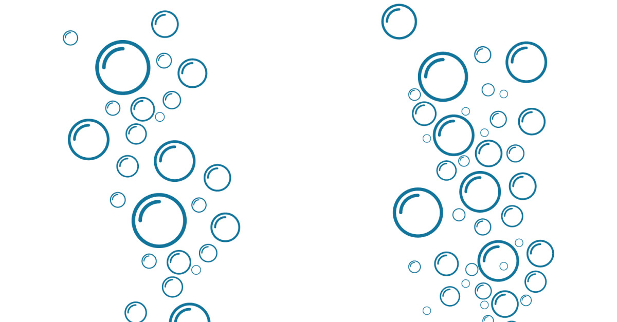 Bubble water Laundry washing vector illustration design template v.8