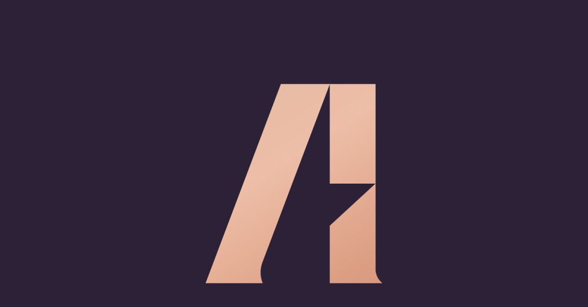 A harfi logo vektör şablonu tasarımı 12 - TemplateMonster