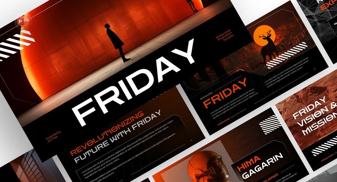 Friday Multipurpose PowerPoint Template - TemplateMonster