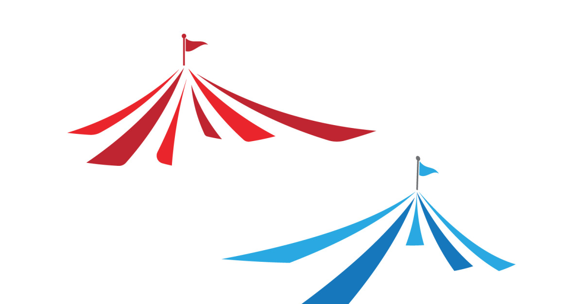 Circus Tend vector illustration design logo template v.1