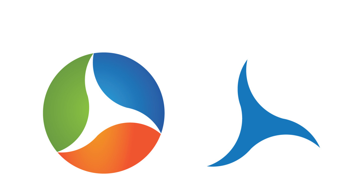 Triangle Logo concept icon vector design illustration template v.3