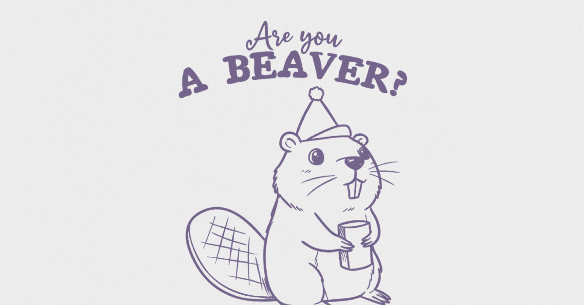 Are You a Beaver, Funny Beaver Saying PNG, 'Cause Dam png, Sarcastic ...