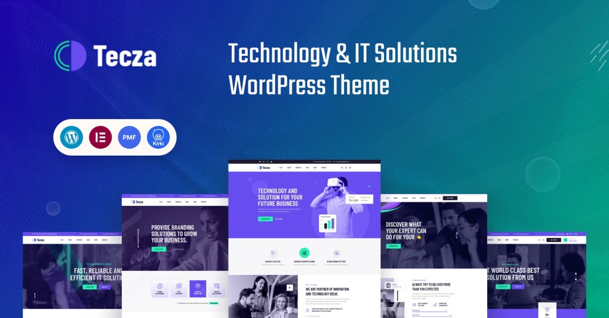 Tecza – Technology IT Solutions WordPress Theme