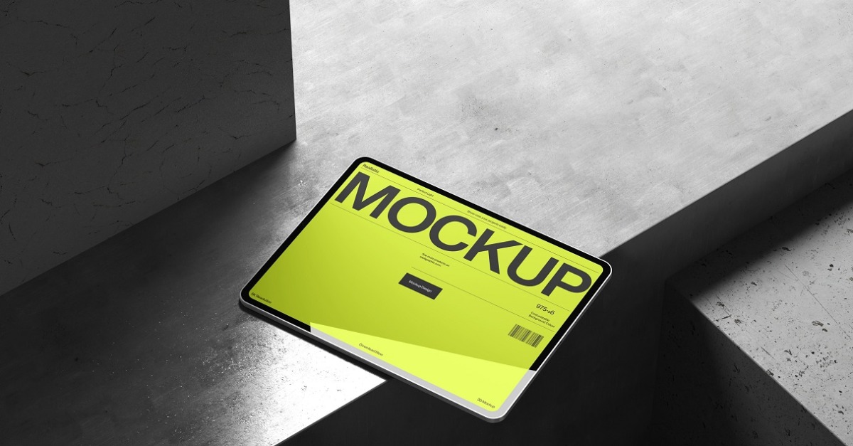 Modern Tablet Mockup Template #500249 - TemplateMonster