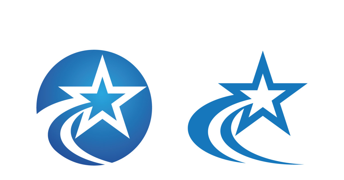 Speed Star Logo Star Logo Speed Creative Element Vector Template