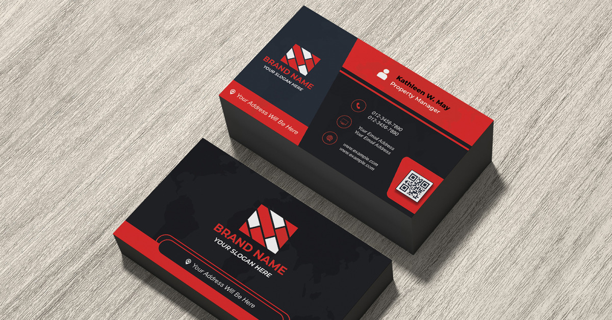 Multipurpose Business Card Template - E-card - Visiting Cards 811