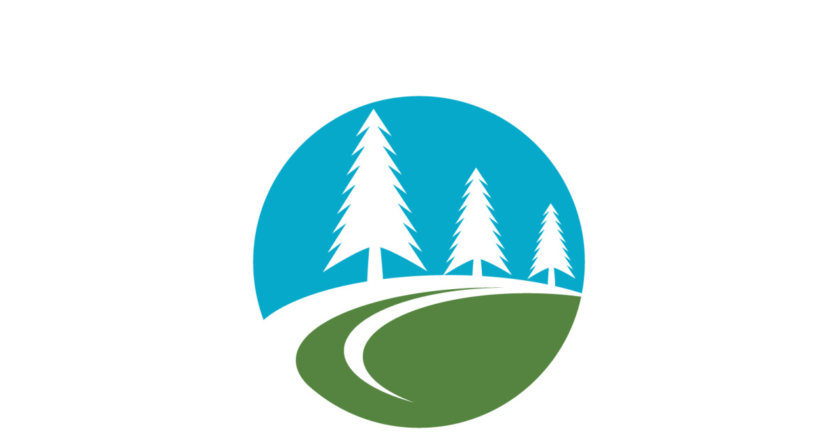 Icône de cèdre Logo illustration vectorielle design v.10