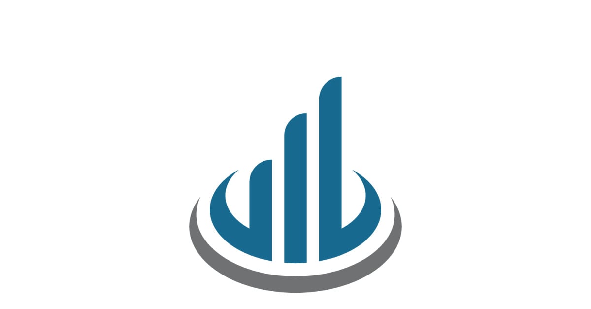 Business investment Finance icon Logo design v.1