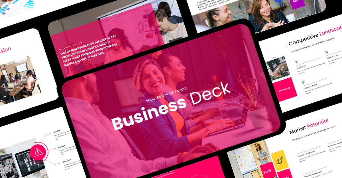 Pro - Présentation Powerpoint Business Pitch Deck
