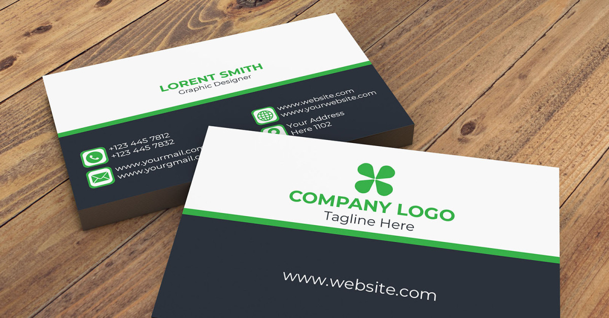 Visiting Card - New Customizable Business Card