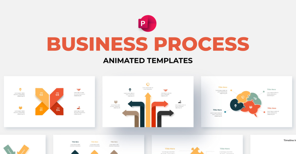 Process Animated Infographics - PowerPoint Template
