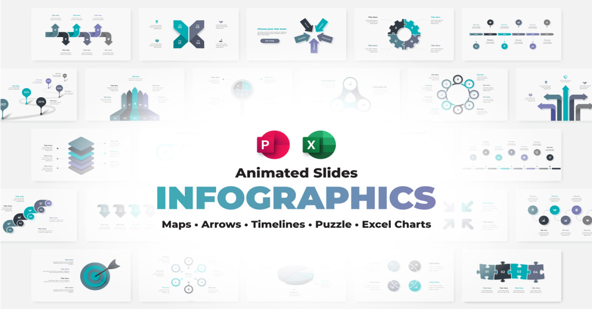 Soluciones de infografías animadas en PowerPoint