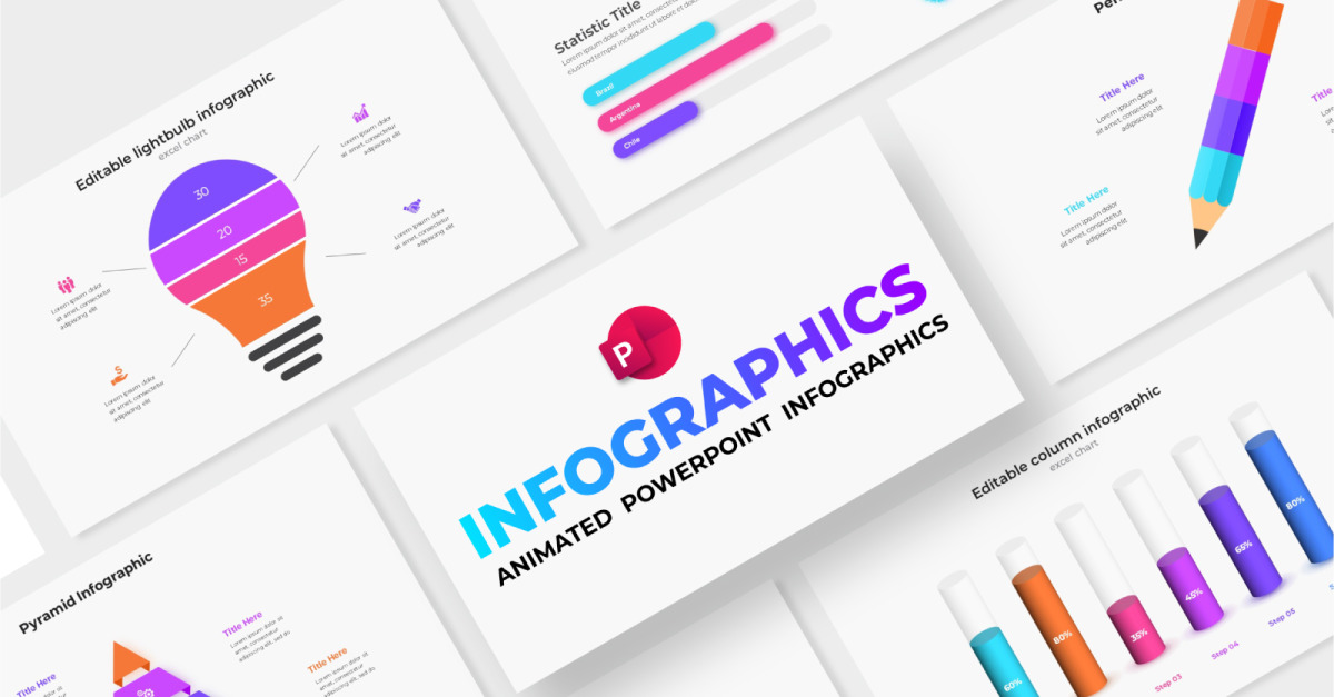 Infografica animata - Presentazione modello PowerPoint