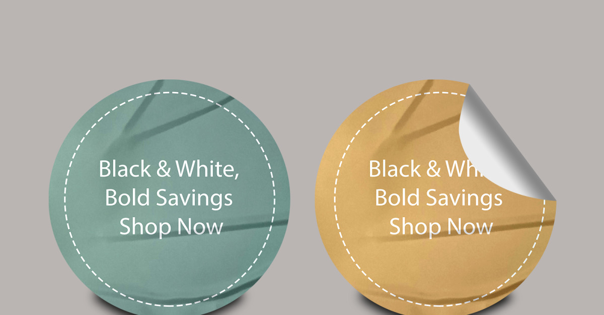 Sticker Mockup Template Design -246 #503293 - TemplateMonster