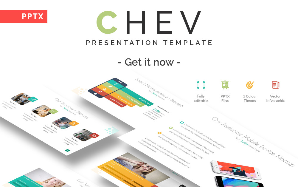 CHEV Multipurpose Presentation Template - TemplateMonster