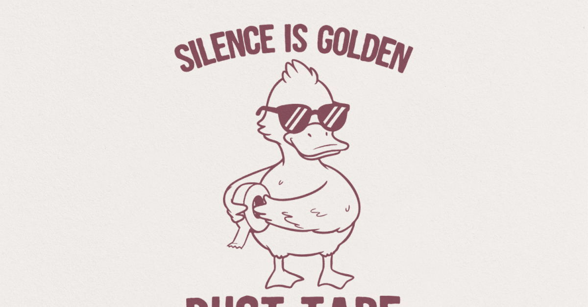 Silence is Golden Png, Sarcastic png, Funny Duck png, Snarky Sarcasm ...