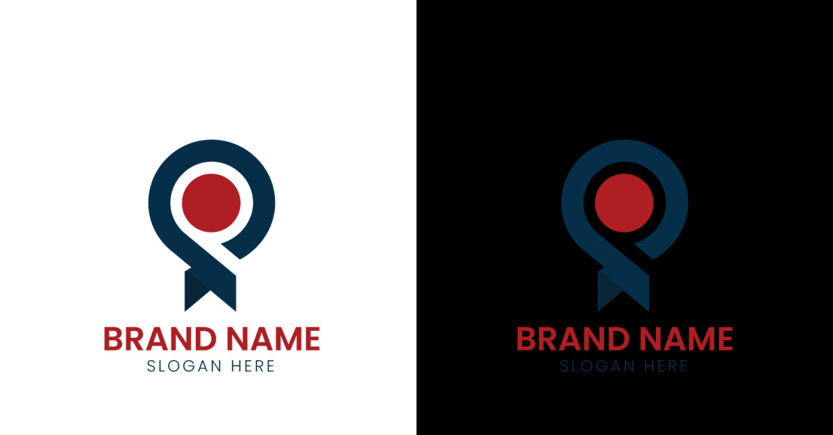 Letter P ribbon company logo-827 #503861 - TemplateMonster