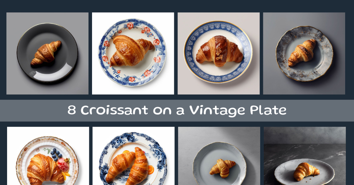 Croissant en plato vintage #504293 - TemplateMonster
