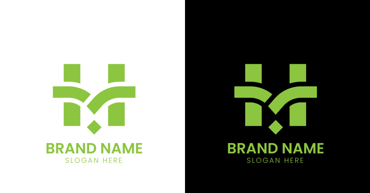 Letter H company logo-854 #504928 - TemplateMonster