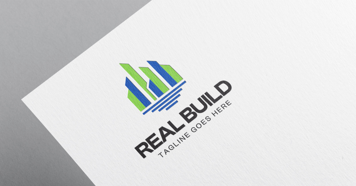 Real Build Construction Logo Template - TemplateMonster