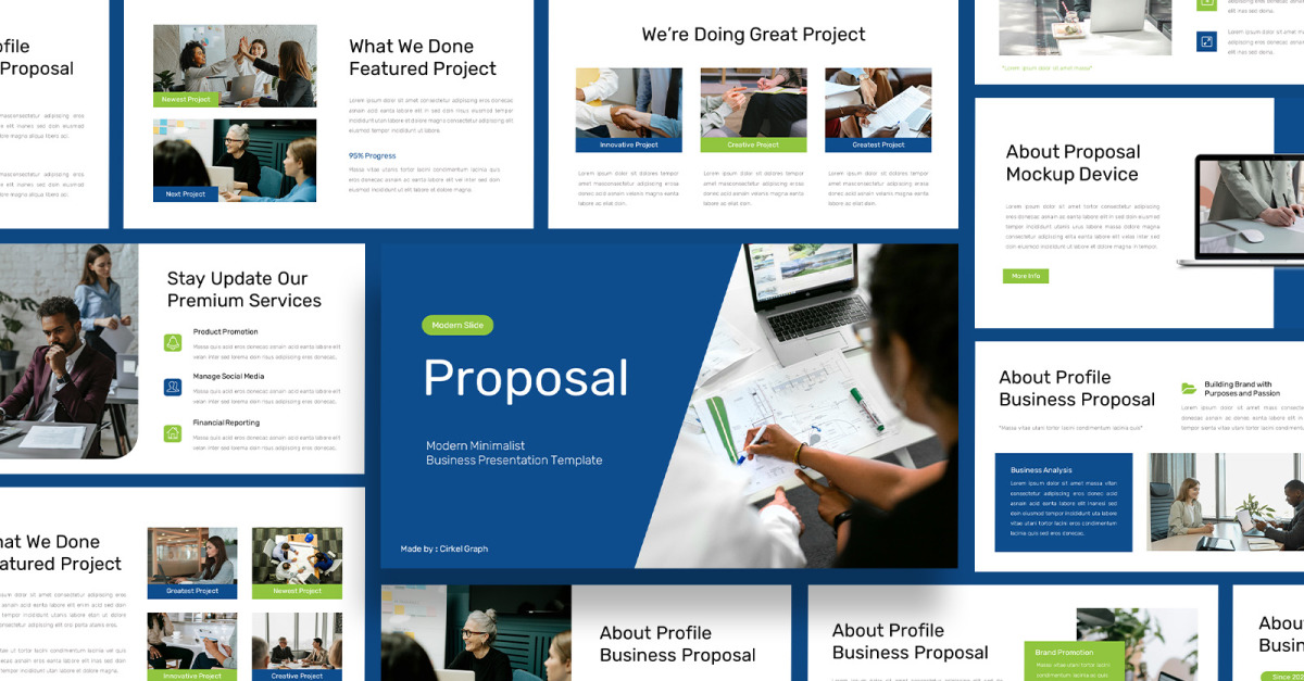 Proposal - Modern Minimalist PowerPoint Template