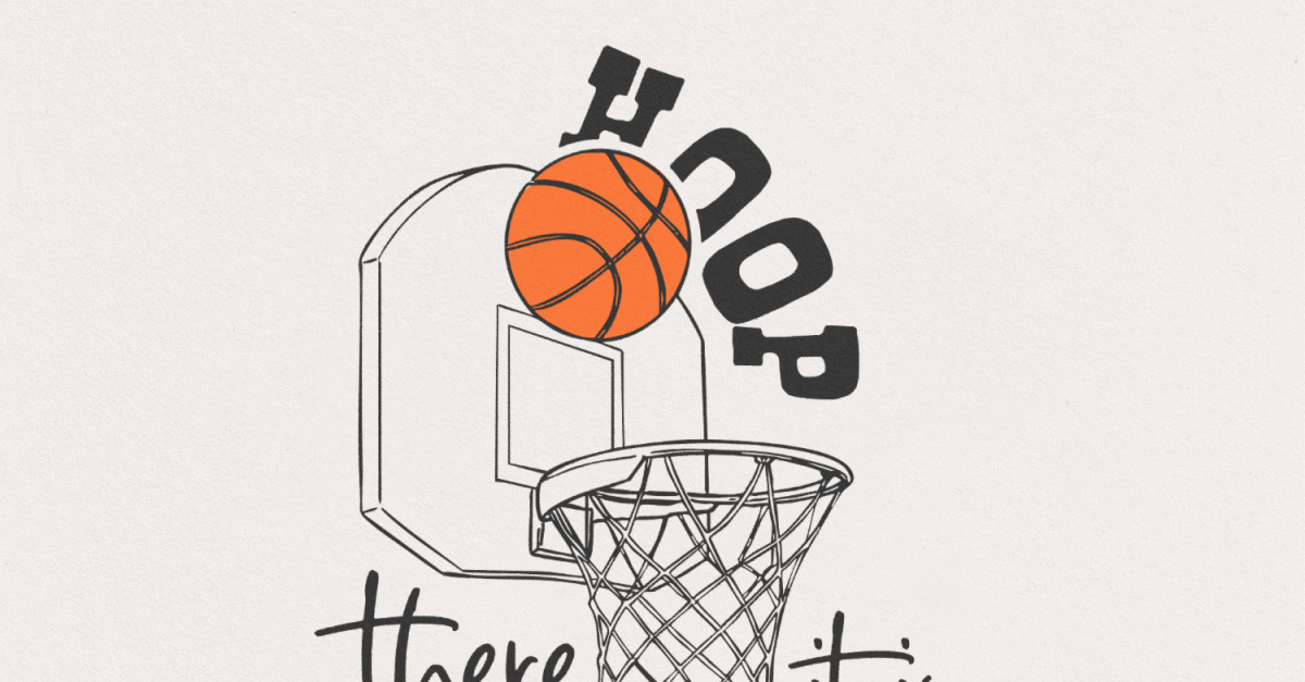 Hoop There It Is PNG, Basketball Game Day PNG, Basketball Mom, Digital ...