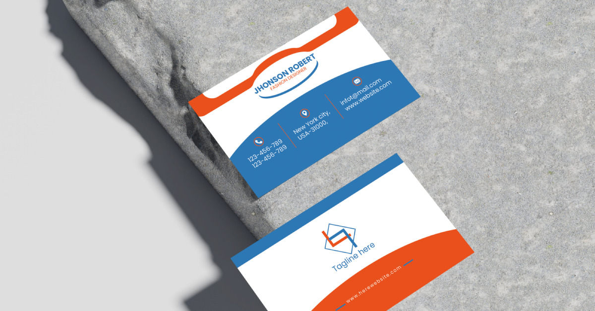 Two Sided Customized Business Card #506437 - TemplateMonster