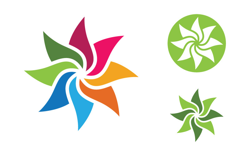 Healthy life tree leaf concept logo design template v.25