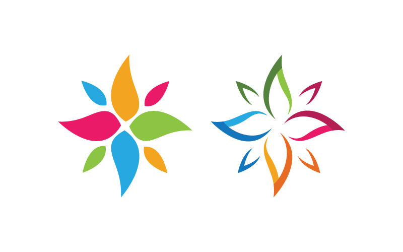 Healthy life tree leaf concept logo design template v.26